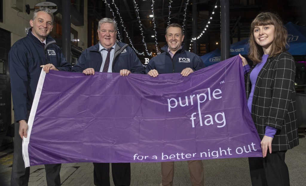 Cardiff flies Purple Flag for city’s night-time economy - FOR Cardiff