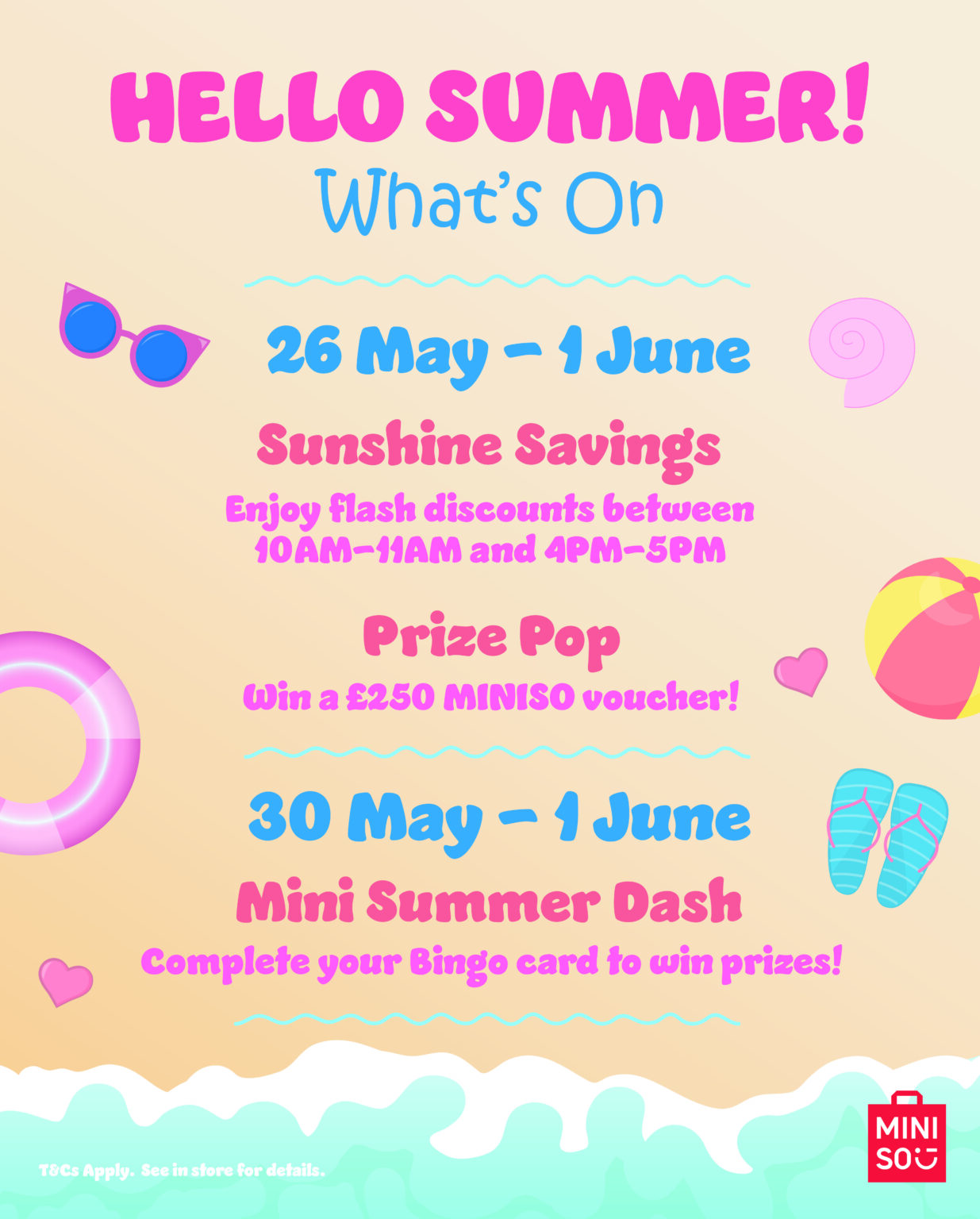 Hello Summer at Miniso!